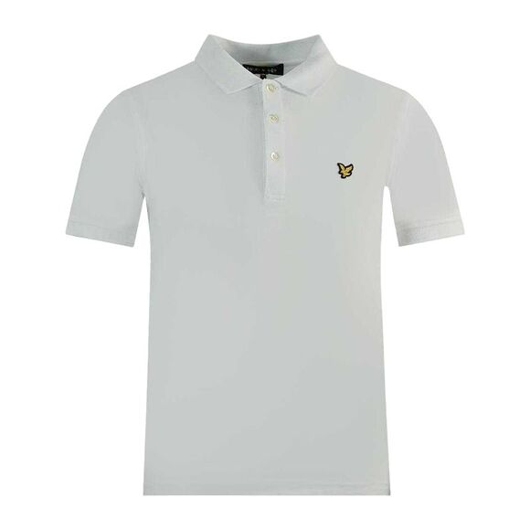 Lyle & Scott | Shirts | Lyle Scott Mens Plain Logo Polo Shirt White ...